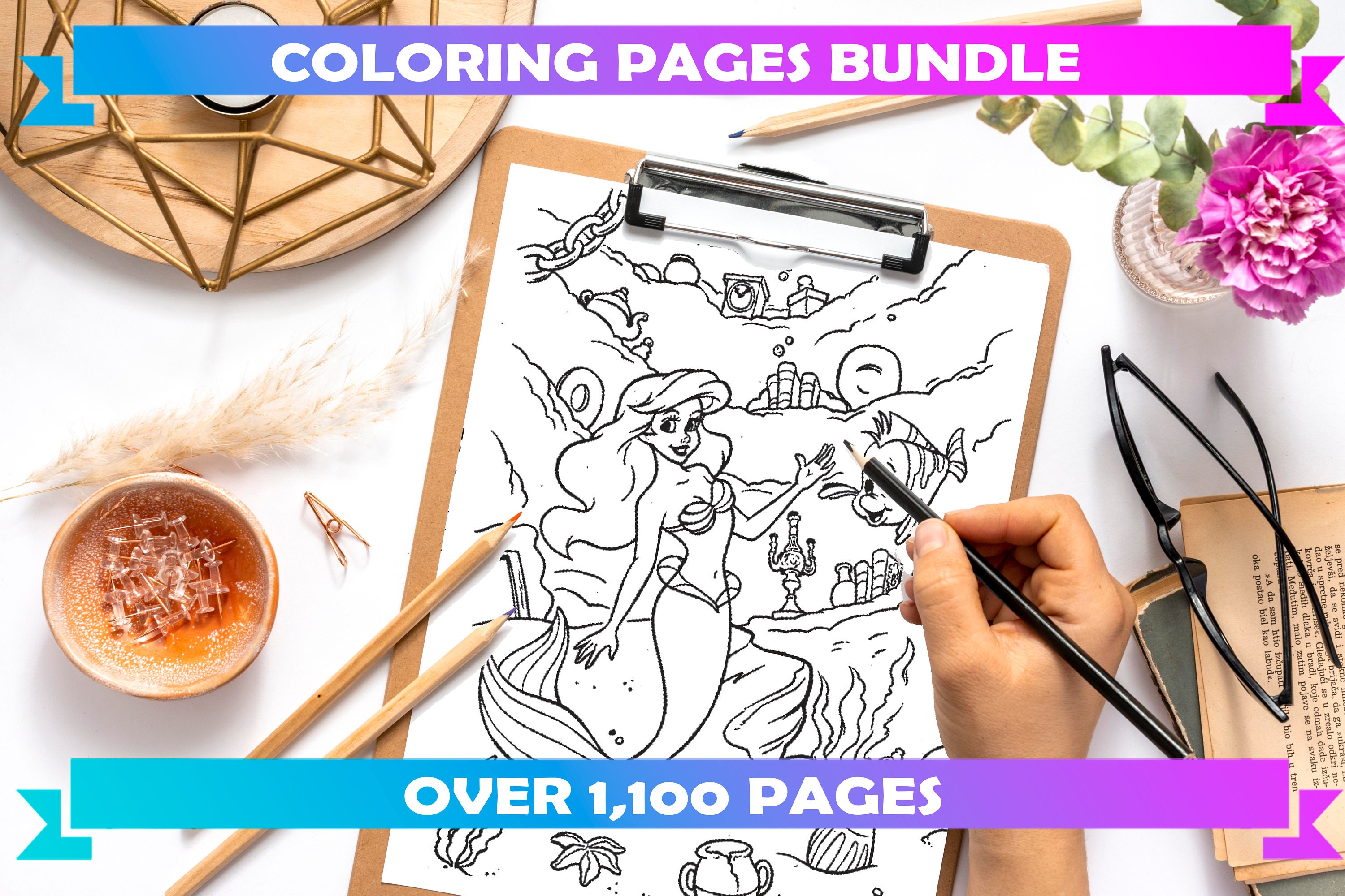 All Cartoons Coloring Book for Children Cartoon Characters - Etsy