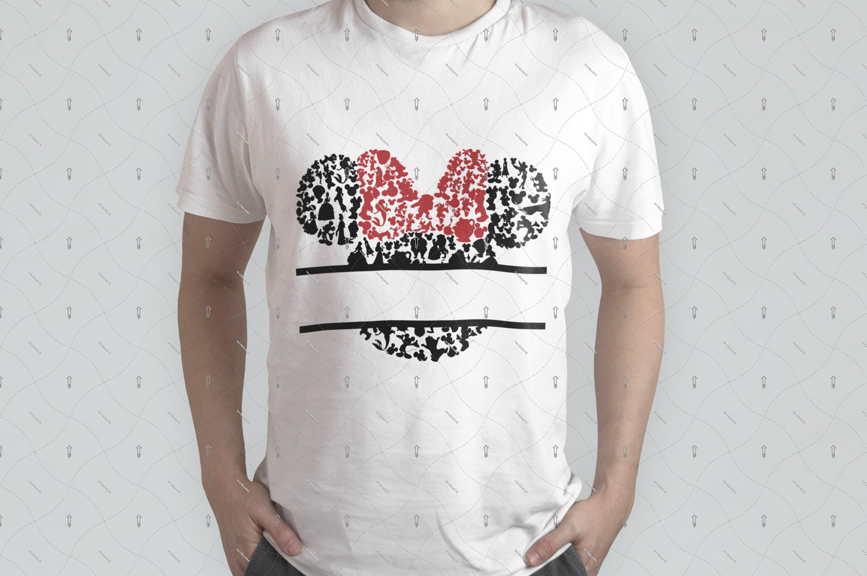 Mickey Mouse Split Head Monogram, Minnie Mouse Head Split Monogram Svg ...