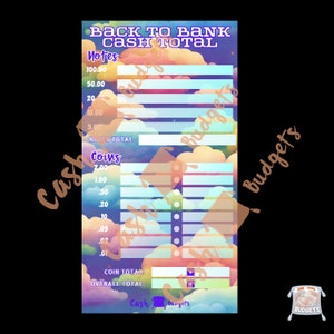 Back to Bank Breakdown Lodgement Sheet for Orginsed Life Style - Etsy