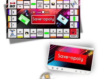 Save-o-poly, Budgeting Savings Game - Etsy UK