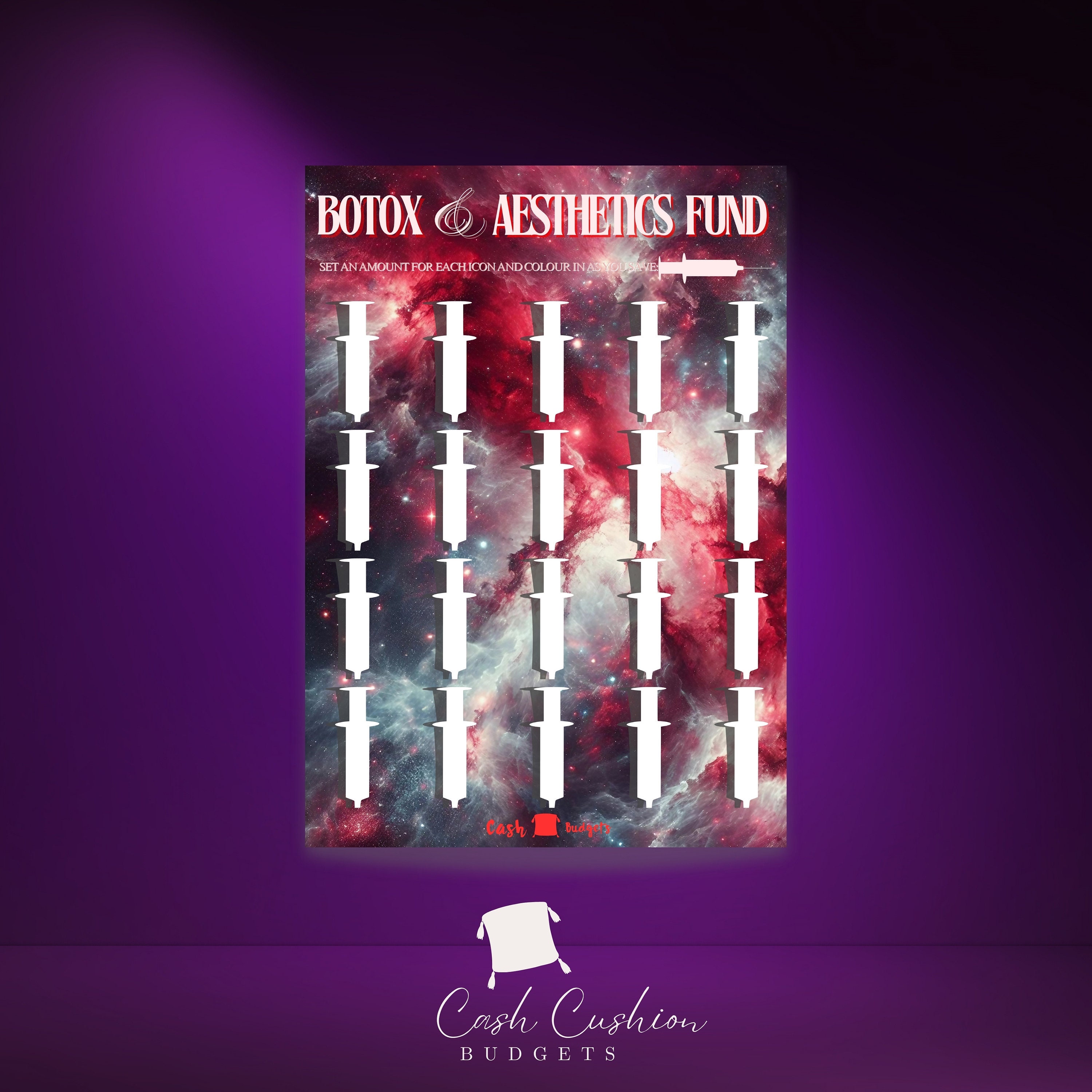 Botox and Aesthetics Savings Tracker Savings Challenge Budget Tool - Etsy