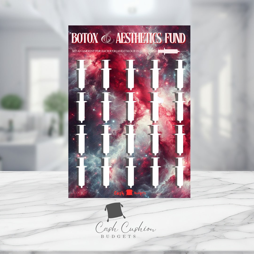 Botox Savings Tracker Printable Budget Template, Instant Digital ...