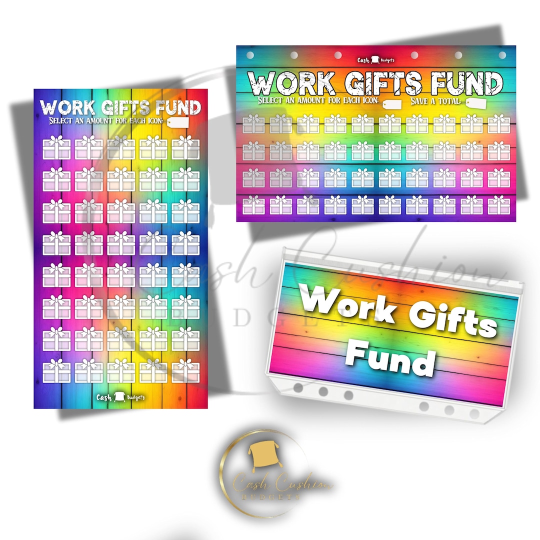 Work Gifts Savings Tracker A6 & A5 – Because Your Money Should Work ...