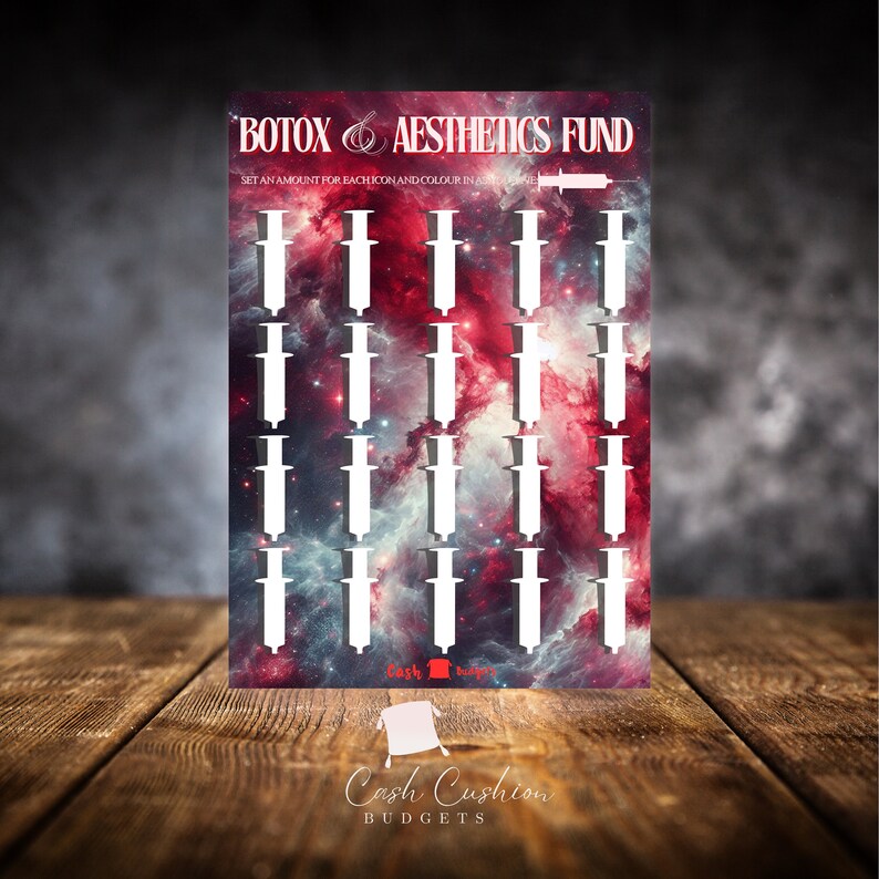 Botox and Aesthetics Savings Tracker Savings Challenge Budget Tool - Etsy