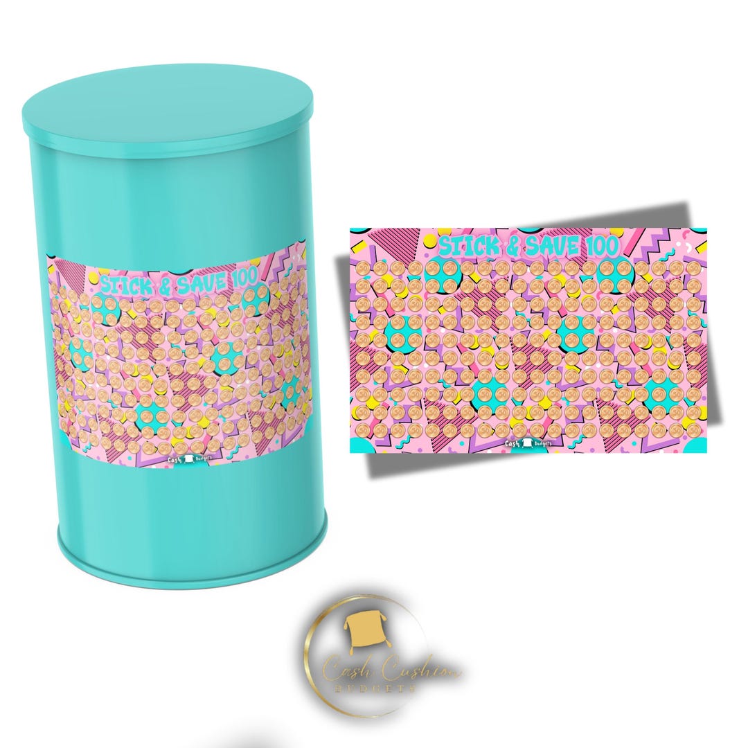 Stack and Save 100 Challenge Sticker – Save Every 50 Until You Reach ...