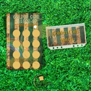 Golden Coin Match-up Savings Challenge Dashboard | A6 Cash Binder ...