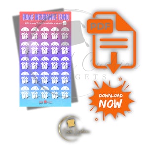 Home Insurance Savings Tracker | Printable PDF | Digital Download - Etsy