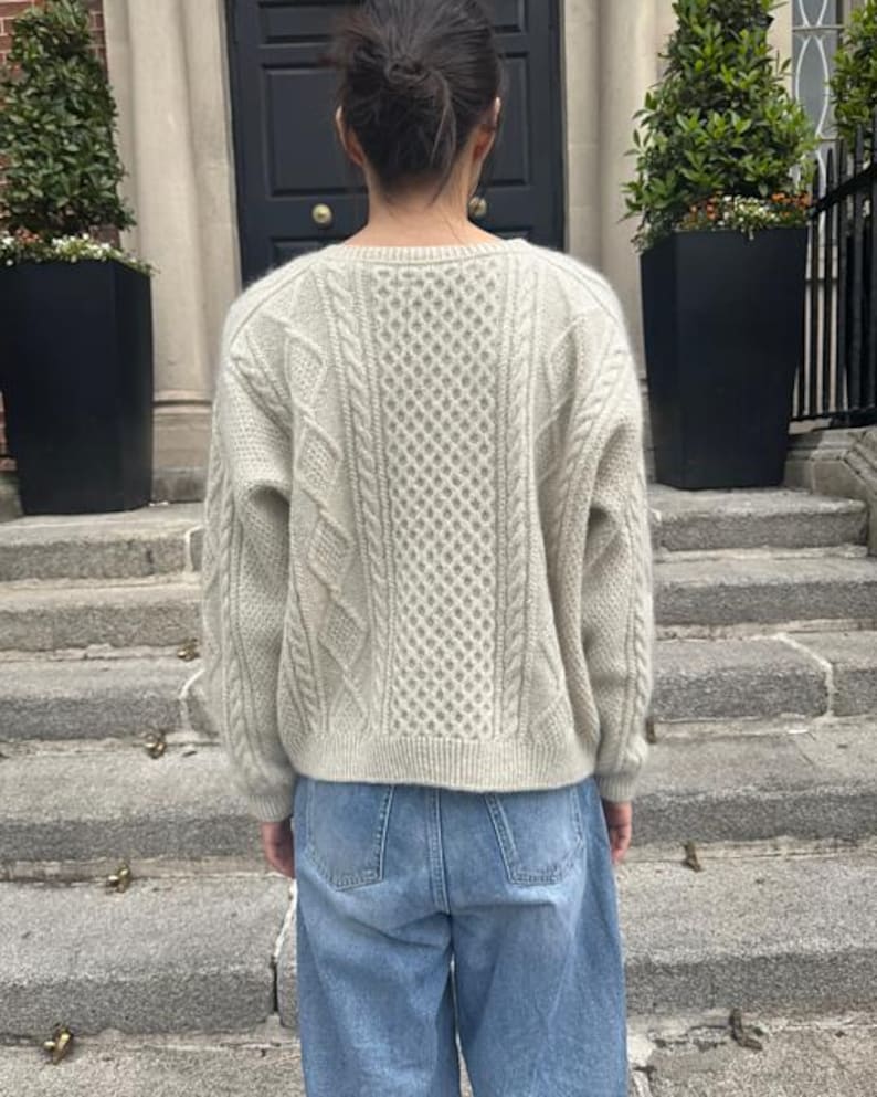 Knitting Pattern - 108 Sweater / Aran Sweater - Etsy