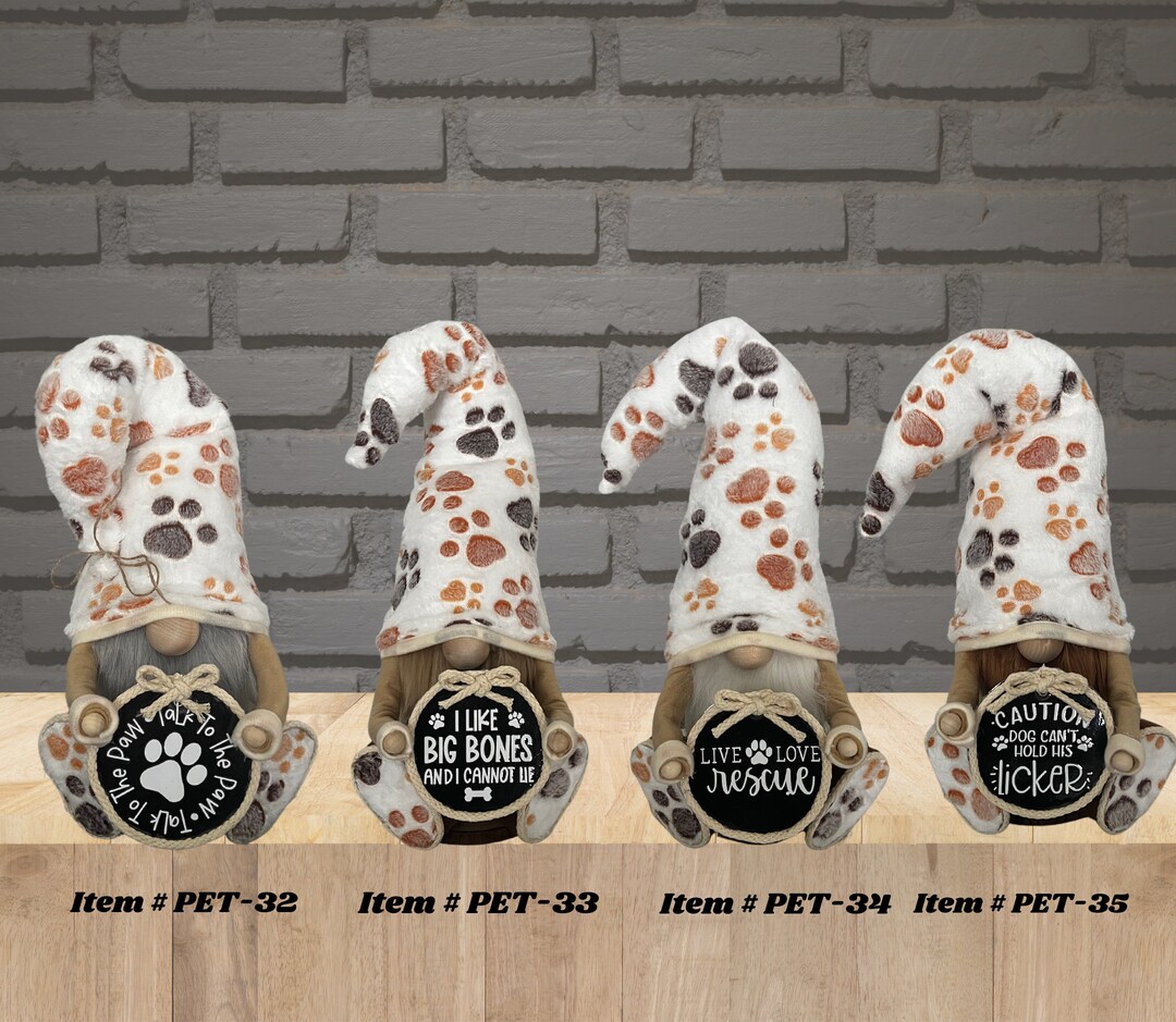 Fur Baby Lover Gnome /pet Gnomes/ Dog Gnomes /cat Gnomes/rescue Gnomes ...