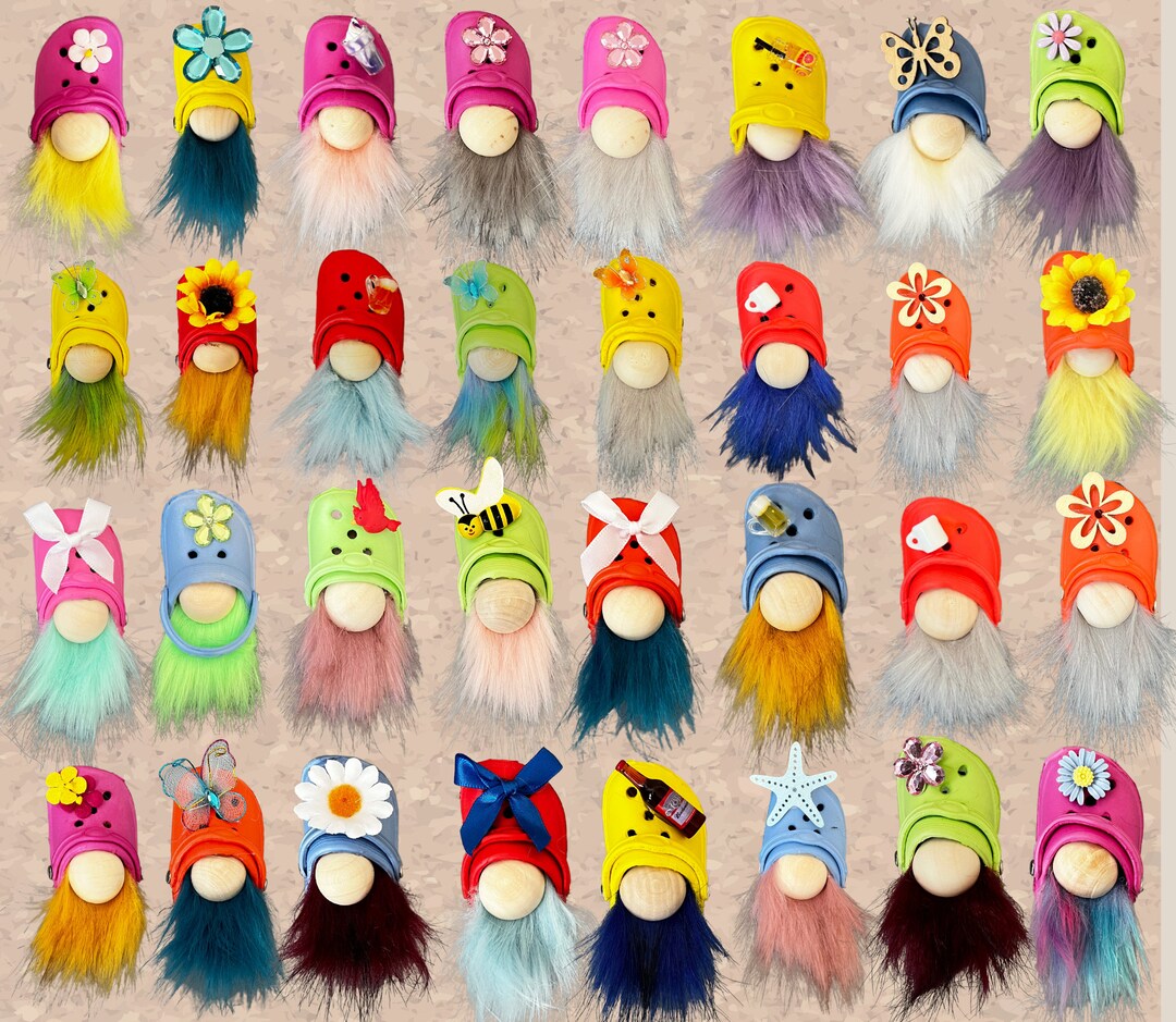 Mini Crocs Gnome Magnets / Refrigerator Magnet/ Gnome Magnet - Etsy
