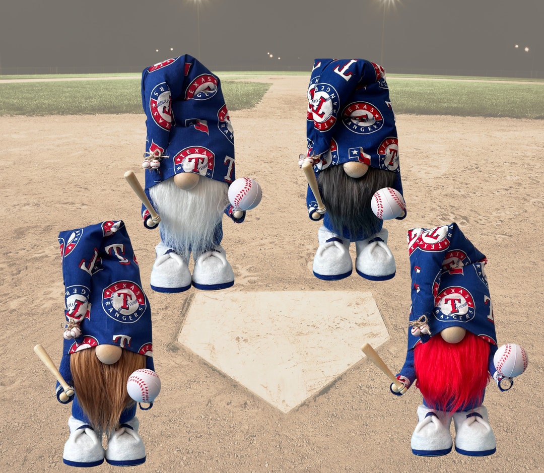 Texas Rangers Baseball Gnome/ Mets Gnome/baseball Gnomes - Etsy