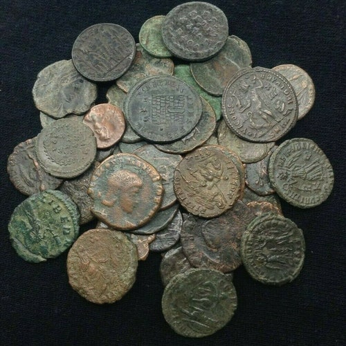 Ancient Roman Empire Bronze Coin Authentic 1500 Years Old - Etsy