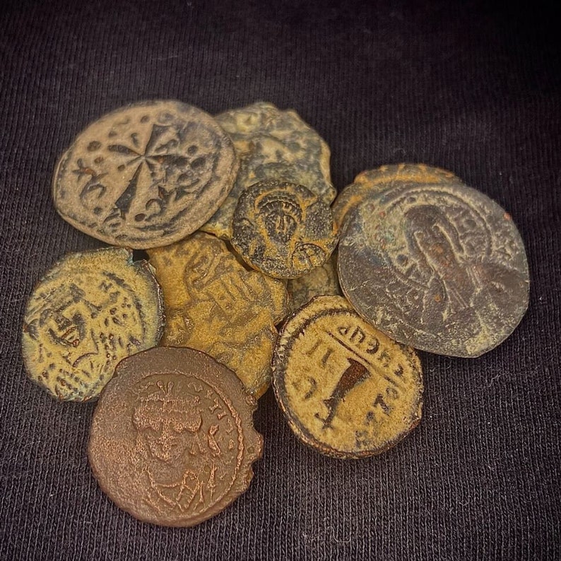 One Random Ancient Byzantine Bronze Coin 1000 Years Old - Etsy
