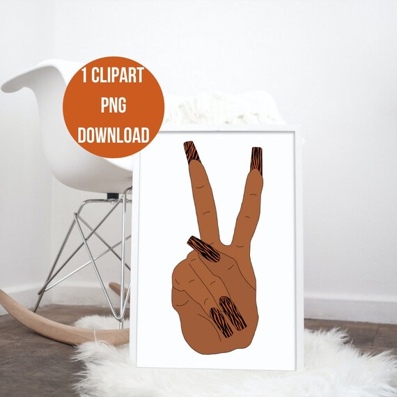 2 Fingers Clipart