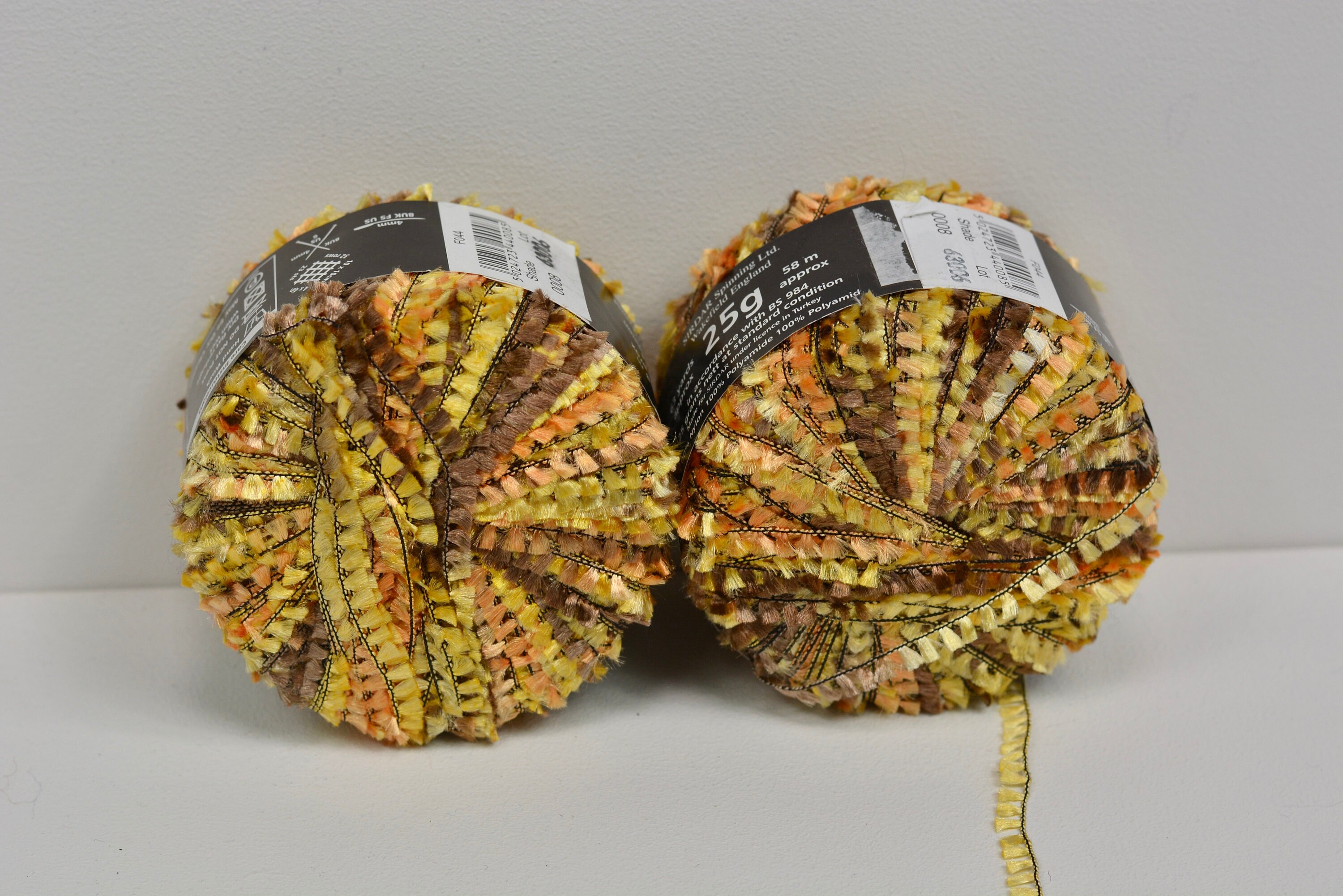 Sirdar Reflection Effect Yarns Mini Flag Yarn 25 Gram 63 Yards Brown ...