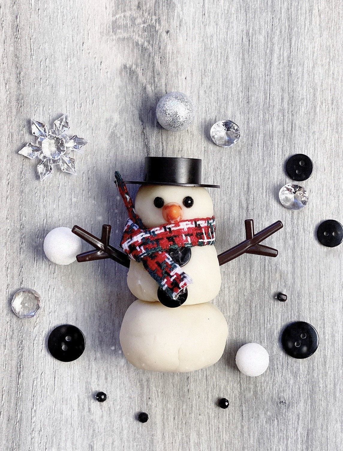 Snowman Playdough Kit, Build a Snowman, Christmas, Stocking Stuffer ...