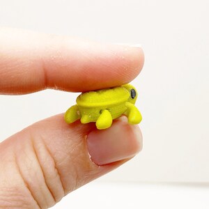 5pc Miniature Sea Turtle Figurines, Tiny Mini Figure, Diorama ...