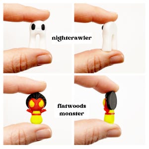 Creepy Cute Cryptids Mothman Wendigo Miniatures Supernatural Bigfoot ...