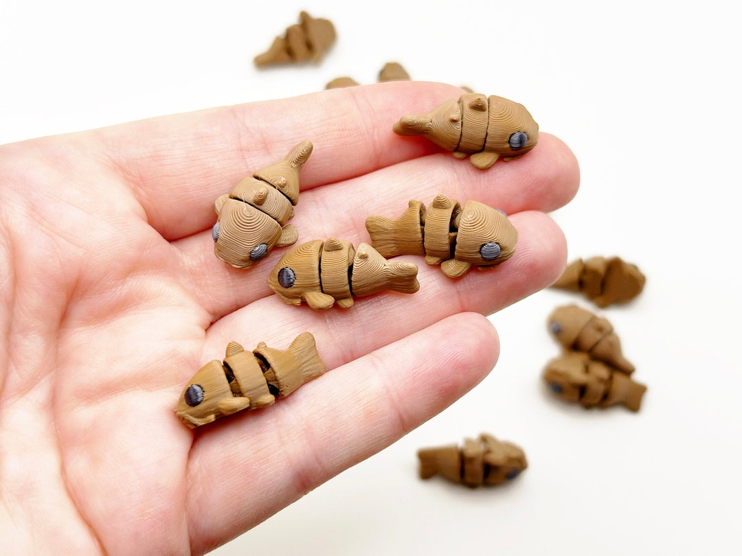 Catfish Mini Figure 3d Printed Animals Articulated Animal Stress ...