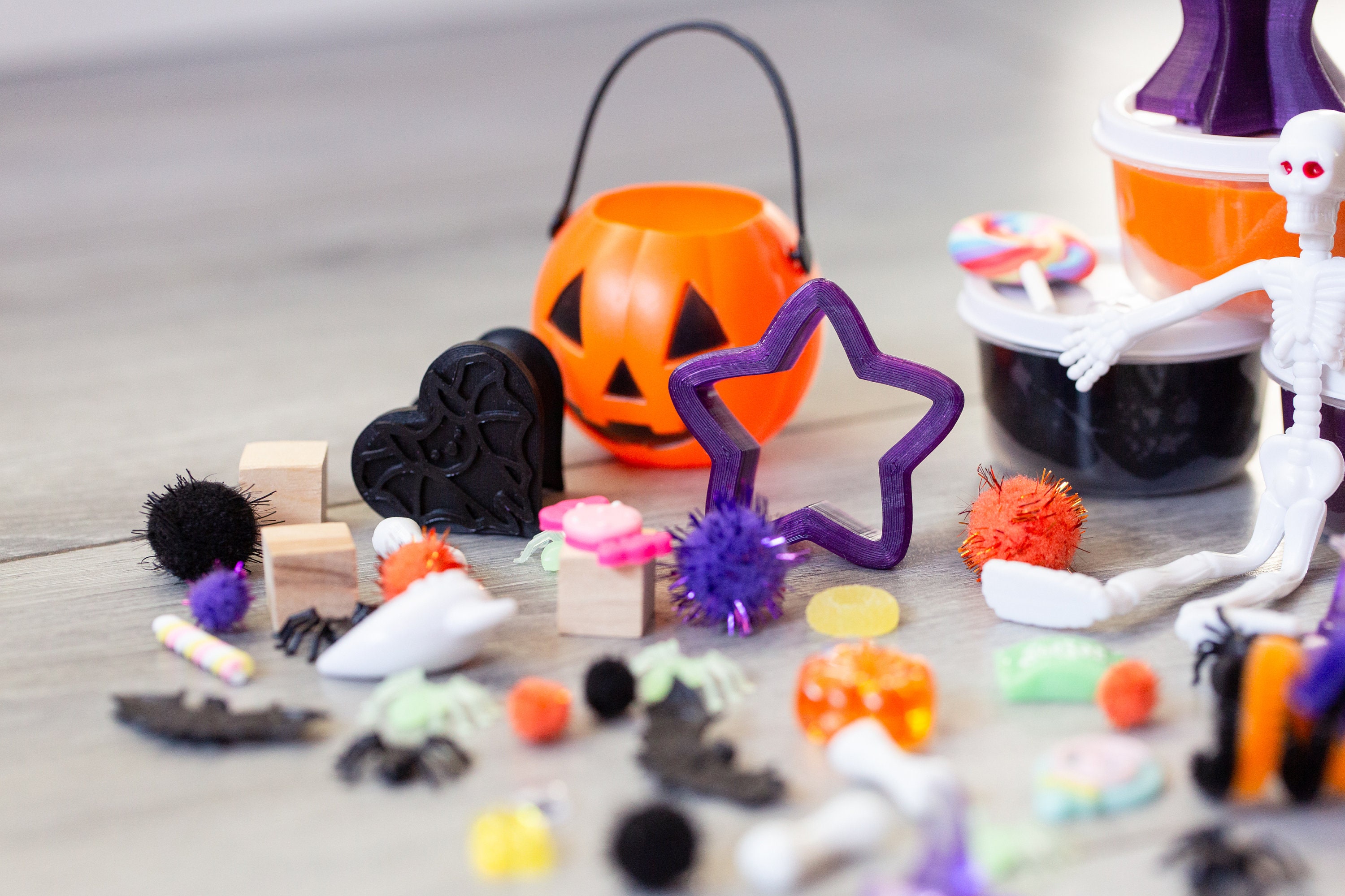 Halloween Playdough Kit, Halloweensensory Kit, Play Dough Kit, Sensory ...