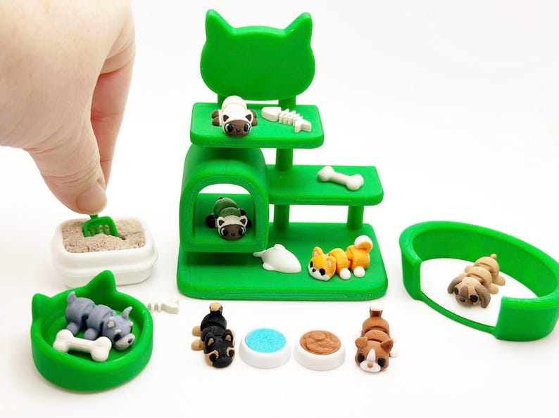 Mini Pet Playset Kidcore Cutecure Teenage Girl Gifts Occupational ...