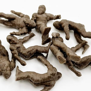 5pc Miniature Bigfoot Figurines, Tiny Mini Figure, Diorama, Terrarium ...