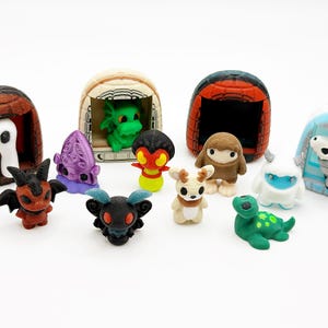 Creepy Cute Cryptids Mothman Wendigo Miniatures Supernatural Bigfoot ...