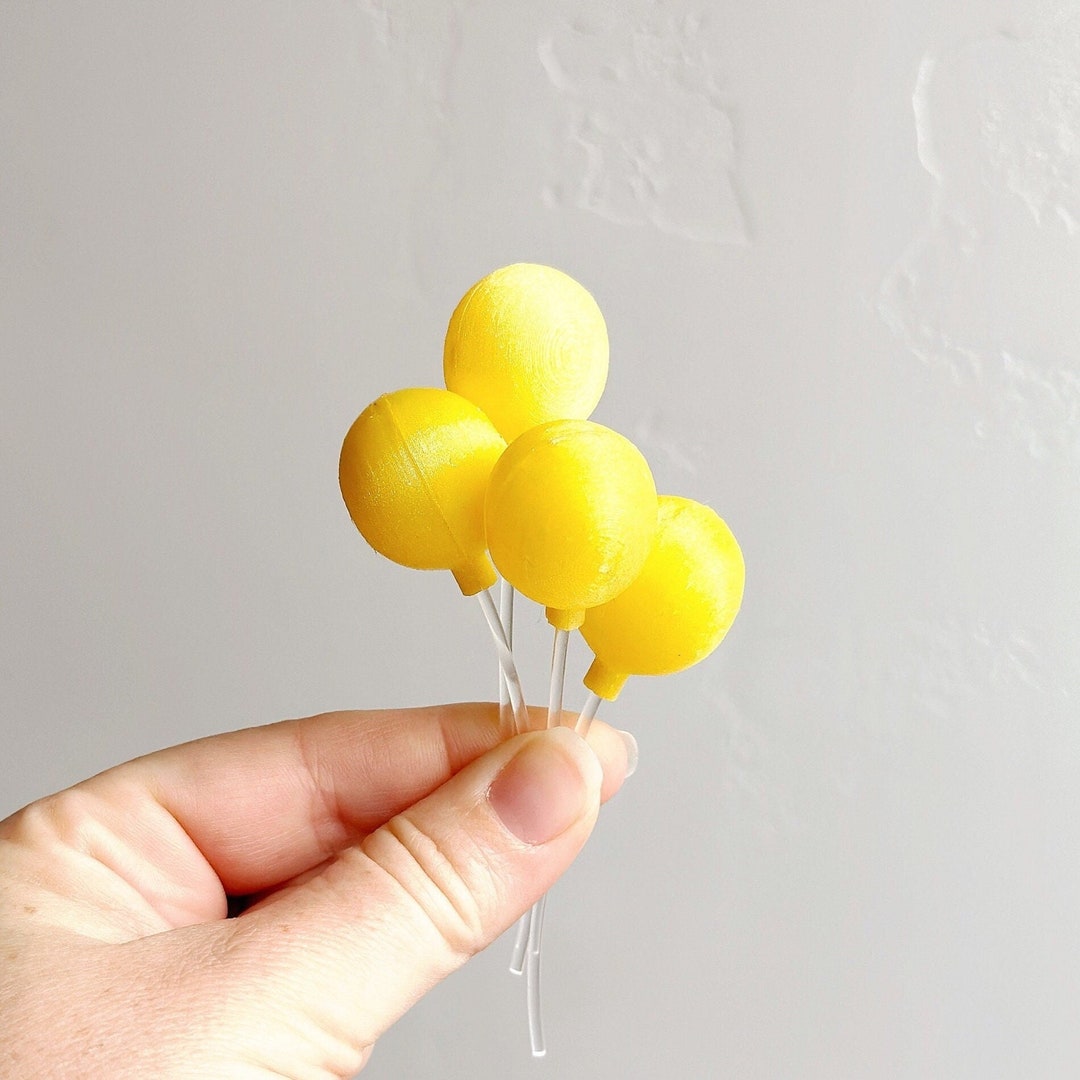 4 Pc Mini Balloon Cake Topper, Party Balloons, Animal Accessory ...