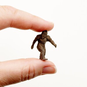 5pc Miniature Bigfoot Figurines, Tiny Mini Figure, Diorama, Terrarium ...