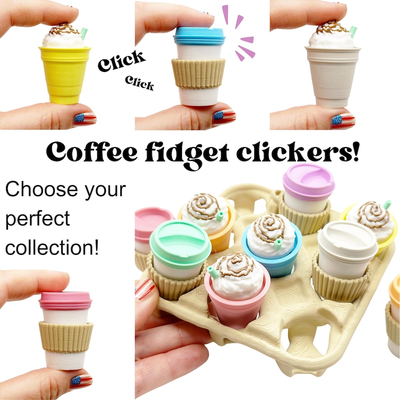Coffee Cup Fidgets - Etsy