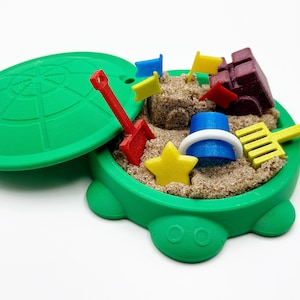 Mini Turtle Sandbox Kidcore Desk Pet Zen Sensory Toy Reduce Anxiety ...