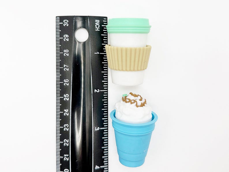 3D Printed Coffee Cup Fidgets Pastel Clicker Toy Tic Tac Toe Set ...
