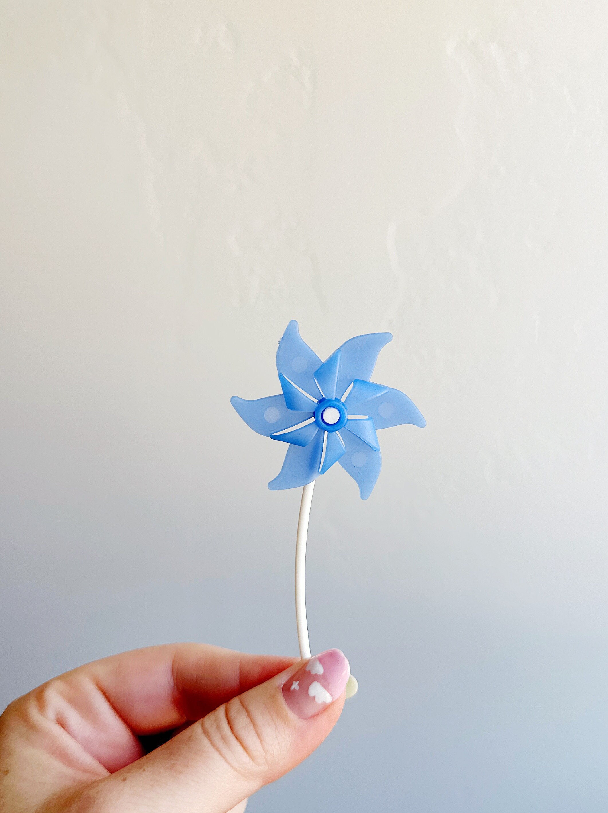 3 Pc Pinwheel Cake Topper, Miniature Pinwheels for Dollhouse, Birthday ...