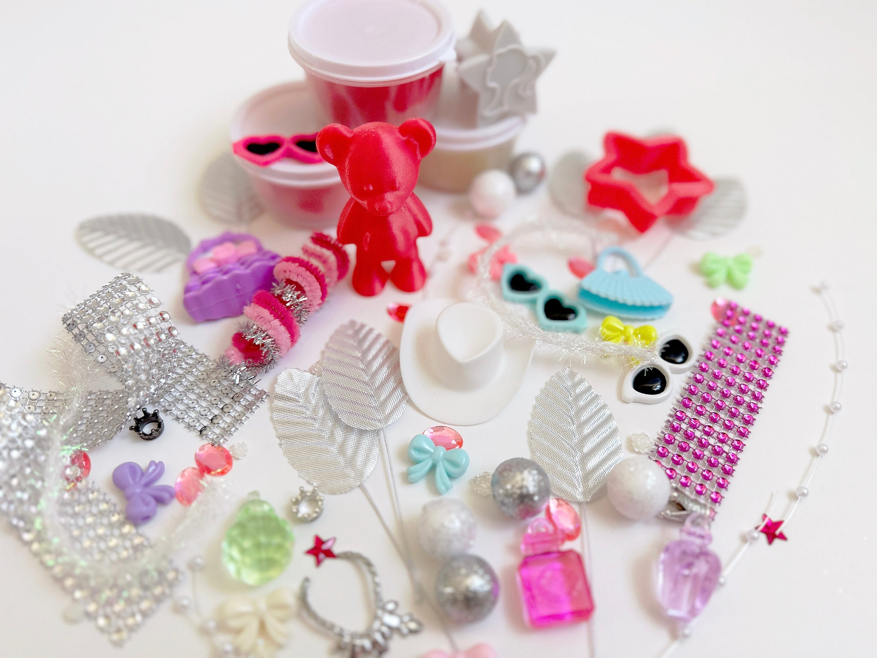 Fashionista Play Dough Kit Hot Pink Play Dough Kit Dress up - Etsy