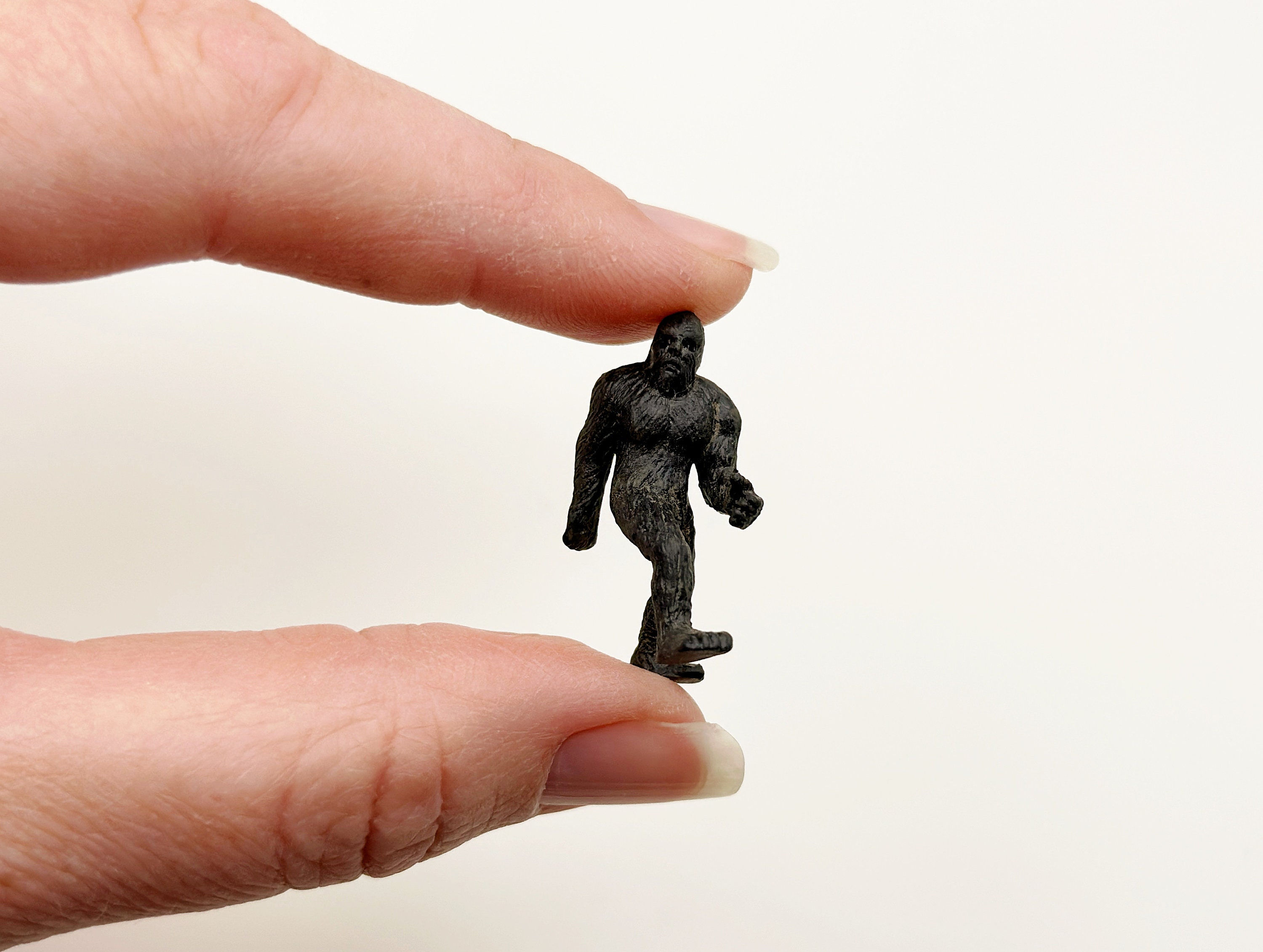 5pc Miniature Bigfoot Figurines, Tiny Mini Figure, Diorama, Terrarium ...
