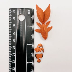 2pc Fish, Large and Mini, Diorama Supplies, Small Plastic Animals ...