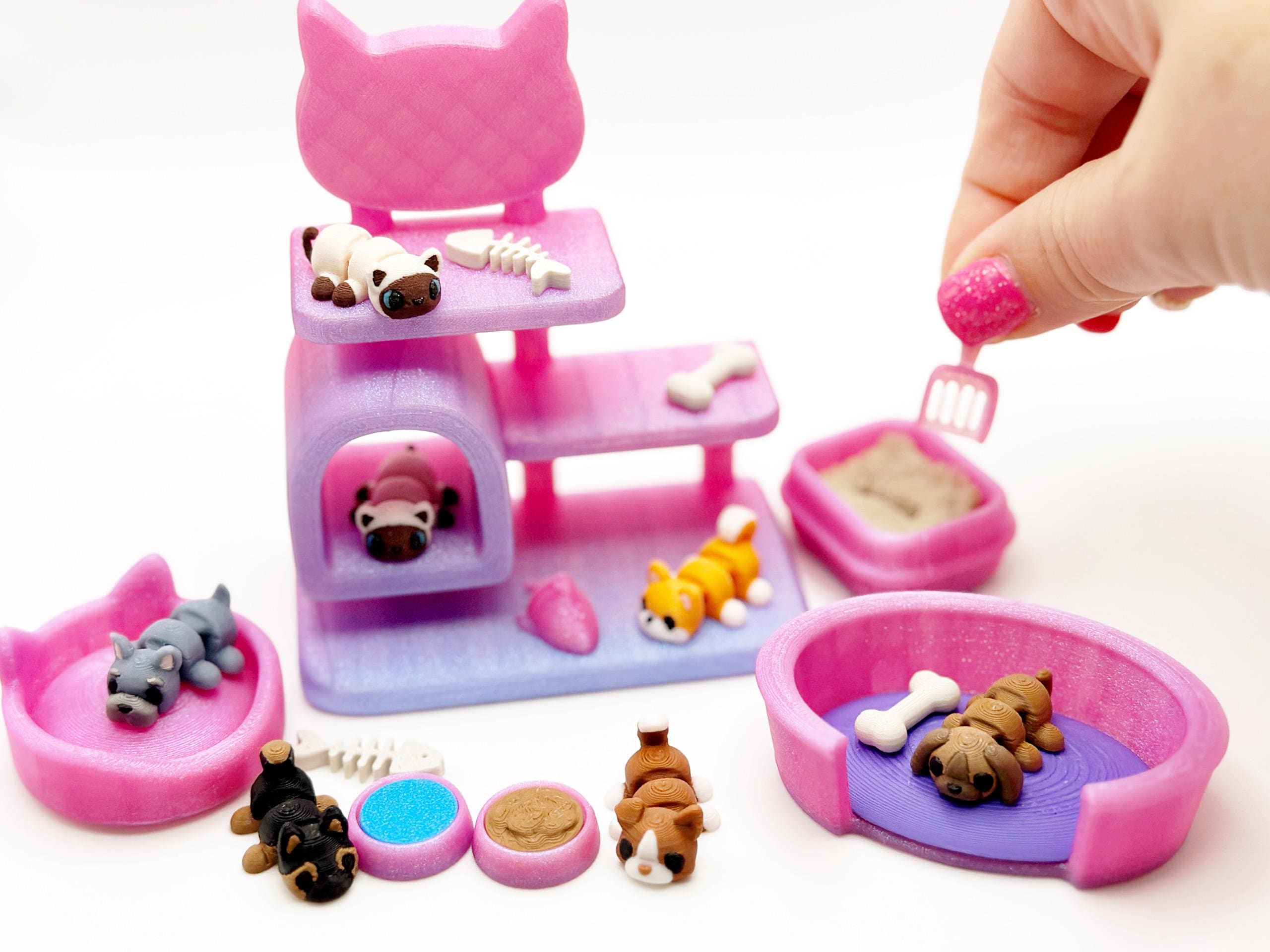 Mini Pet Playset Kidcore Cutecure Teenage Girl Gifts Occupational ...