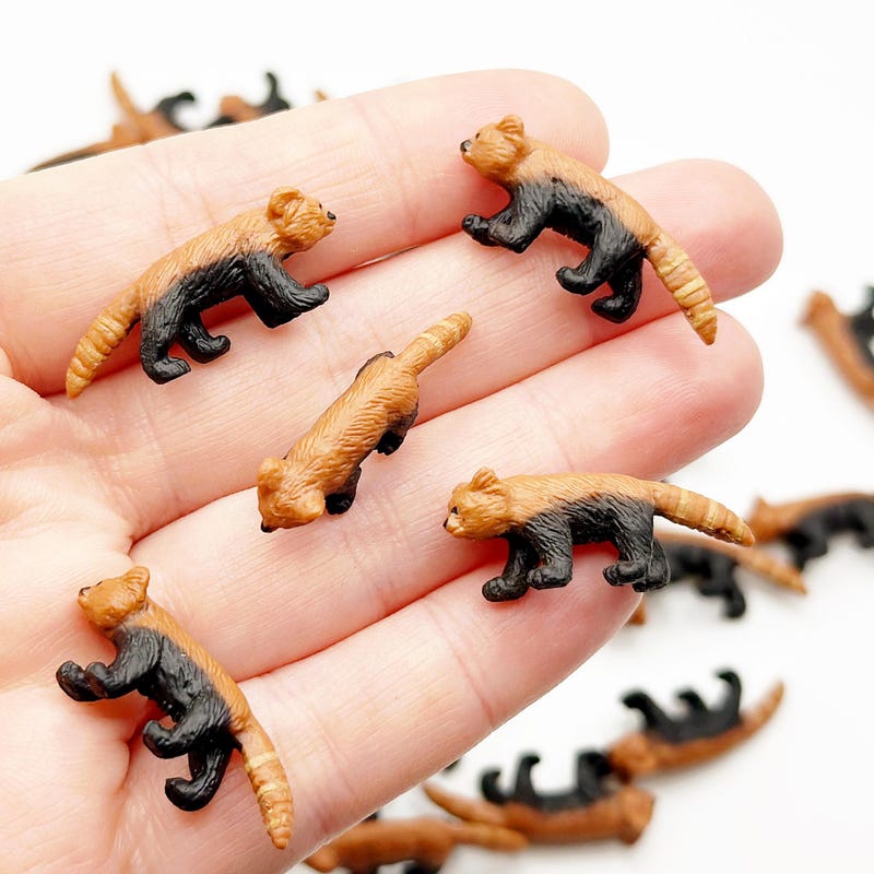 Miniature Panda Figurines - Etsy