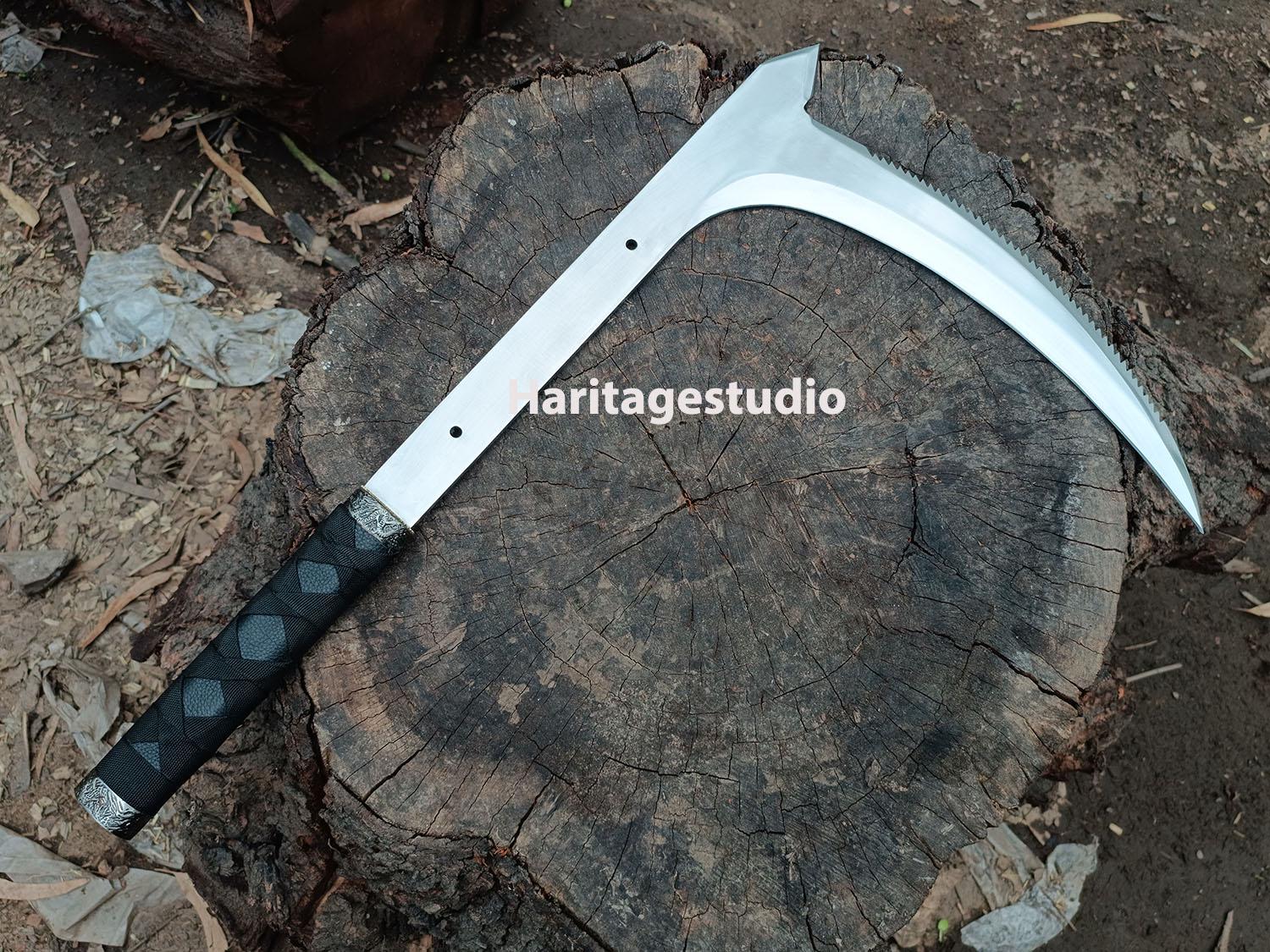 Fantasy Sword Handmade Custom Made Kusarigama Japanese Farmer Sword - Etsy
