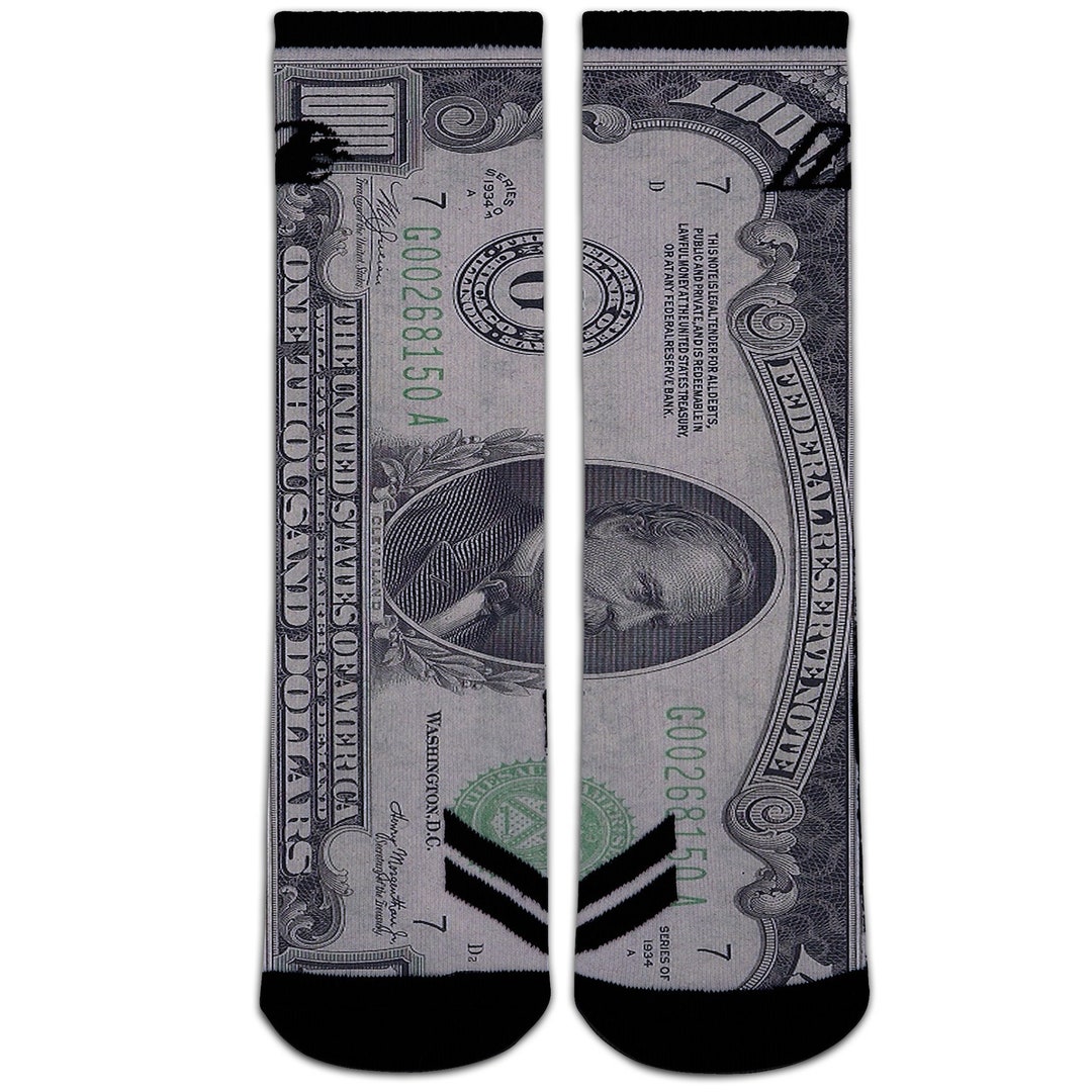 Money Sublimation Sock Transfer Download Ready to Press Sock - Etsy