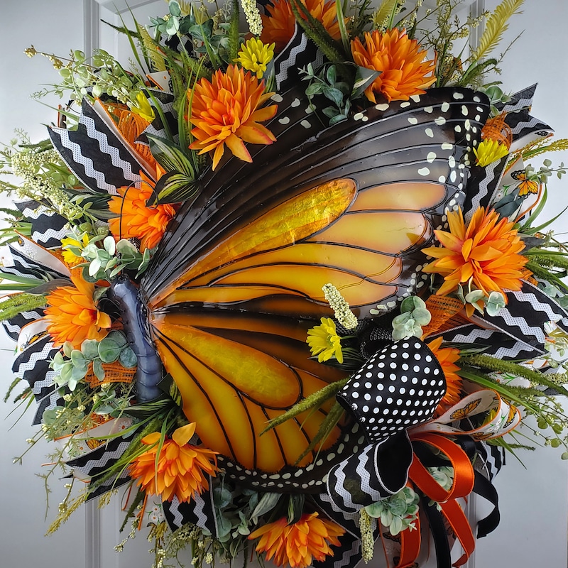 Butterfly Wreath - Etsy