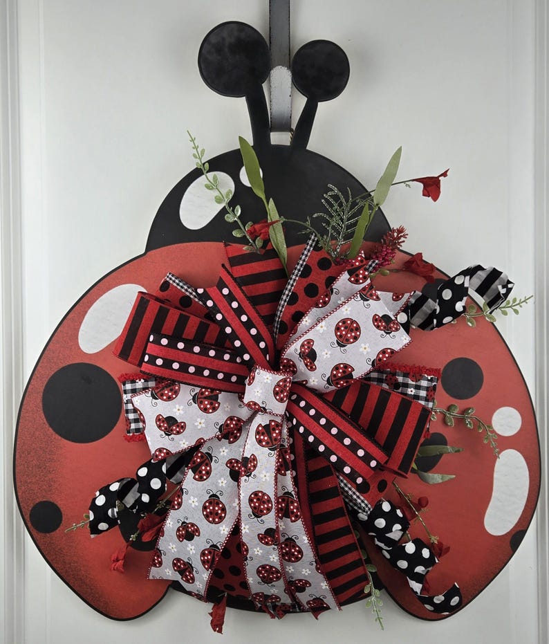 Ladybug Shaped Doorhanger - Etsy