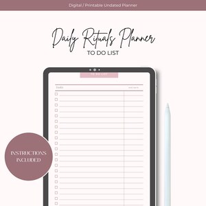 Daily Rituals Quarterly Goal Setting Workbook - Etsy