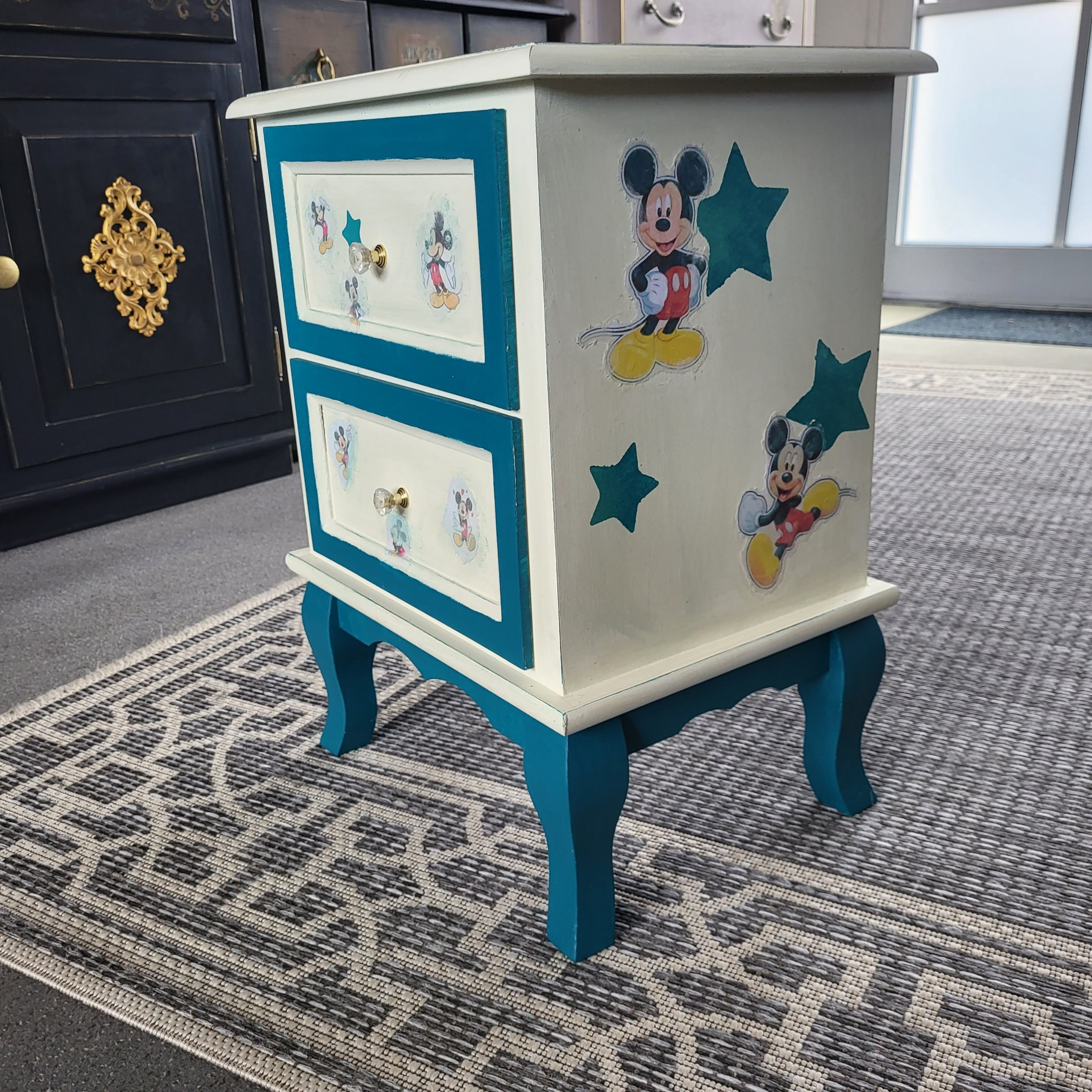 Mickey Mouse Nightstand Children's Room Furniture Disney - Etsy