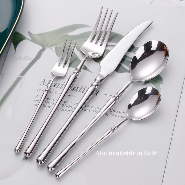 Modern Silverware - Etsy