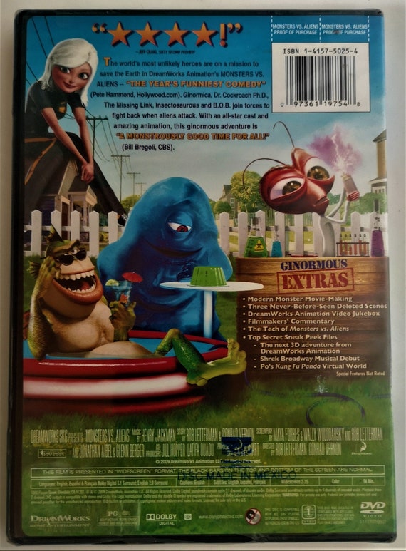 Monsters Vs Aliens Dvd