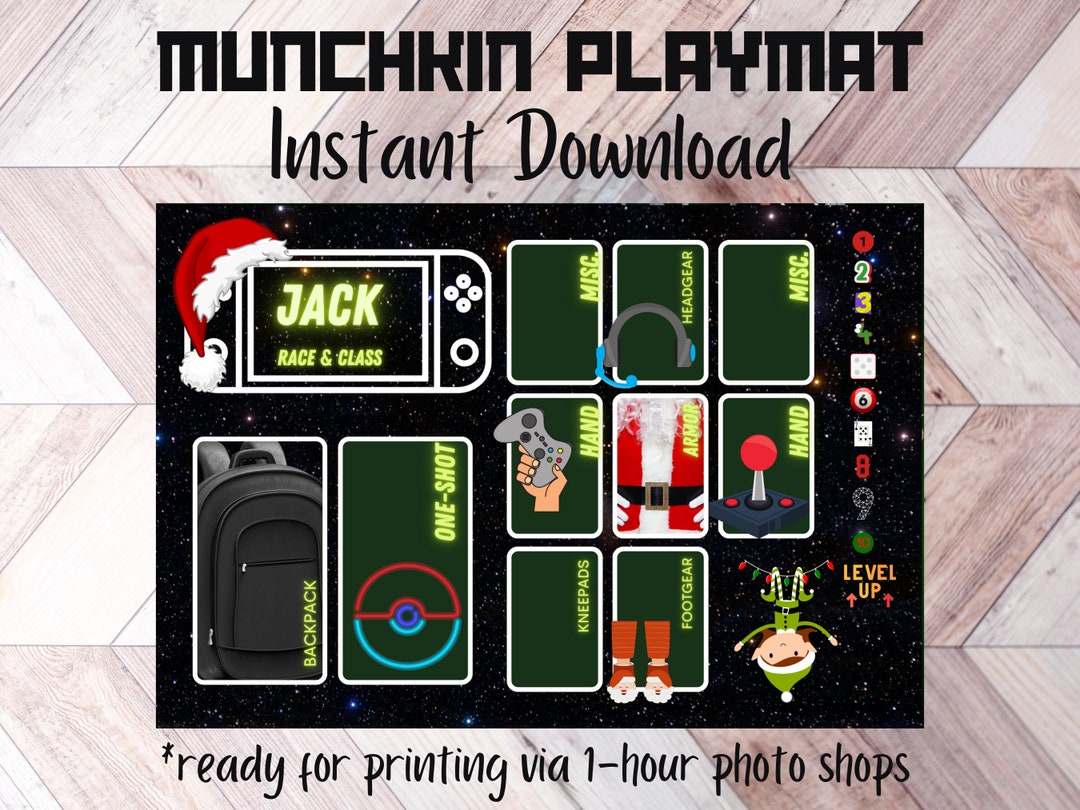 Munchkin Playmat, Steve Jackson Munchkin Game Personalized Playing Mat ...