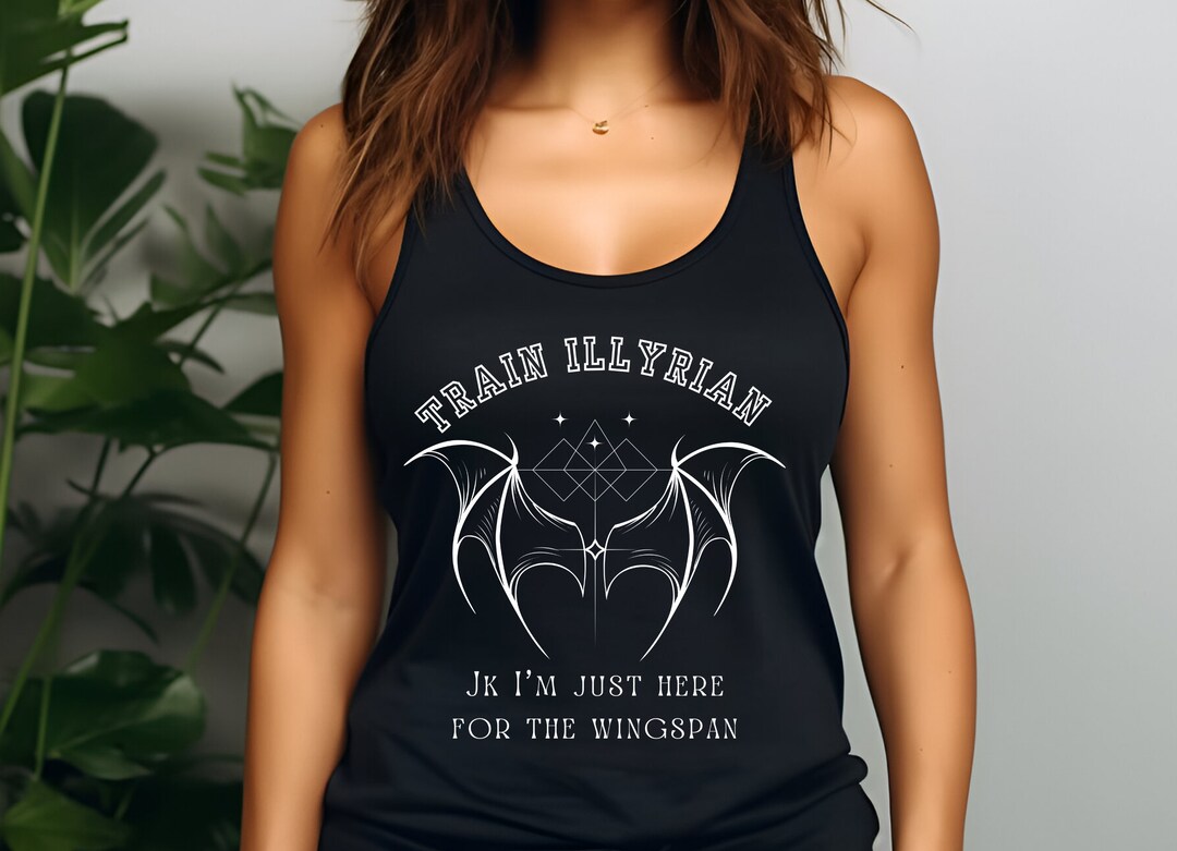 Wingspan Acotar Workout Top,velaris Training Racerback Tank Top,rhysand ...
