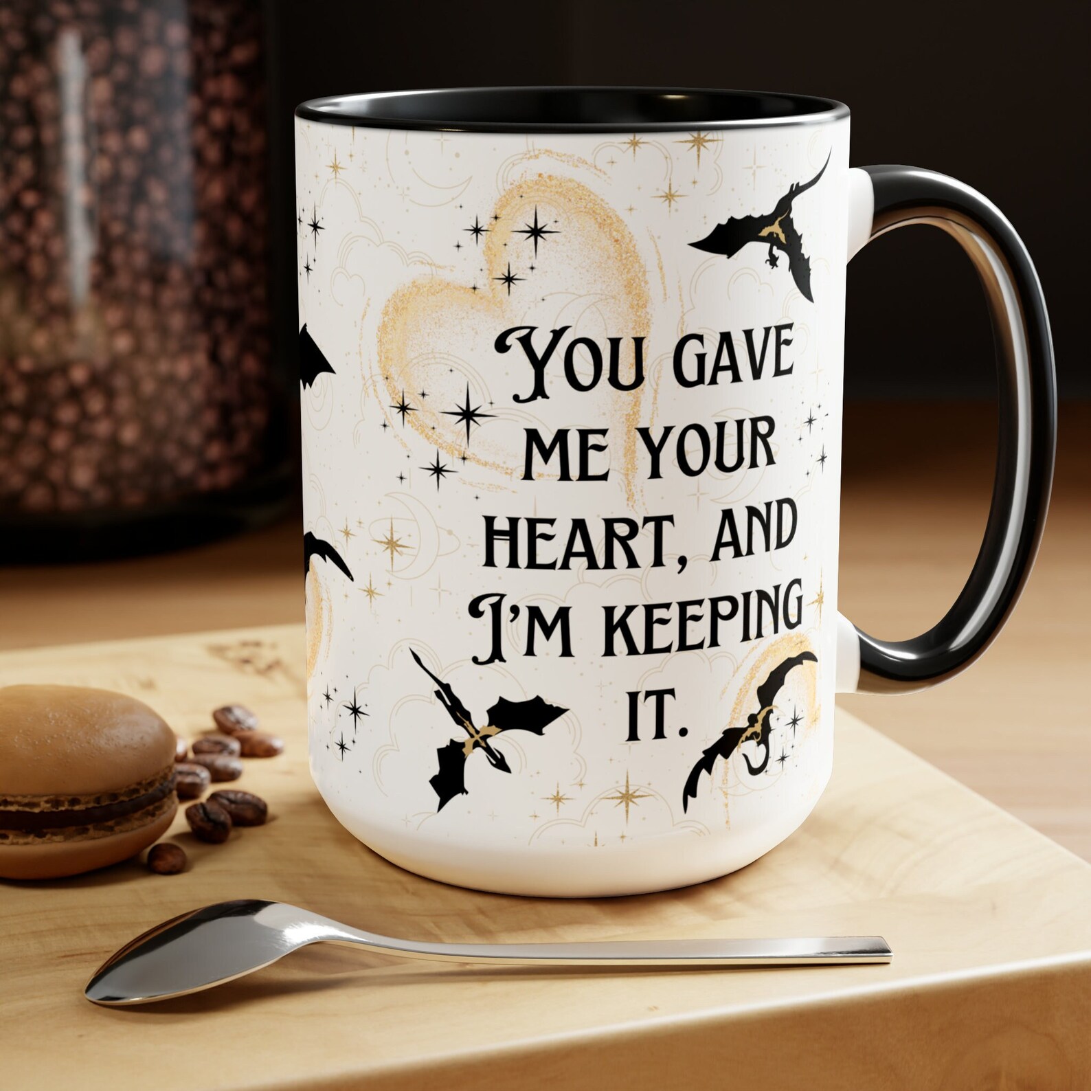 You Game Me Your Heart Mug, Fourth Wing Mug, Fourth Wing Gifts, Bookish ...