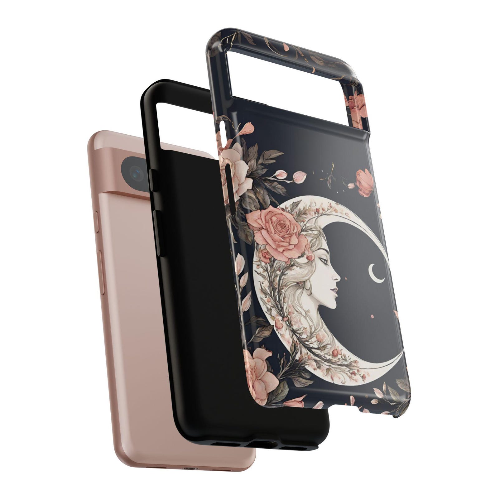 Moon Phases Goddess Celestial Cell Phone Case Bookstagram Merch Booktok ...
